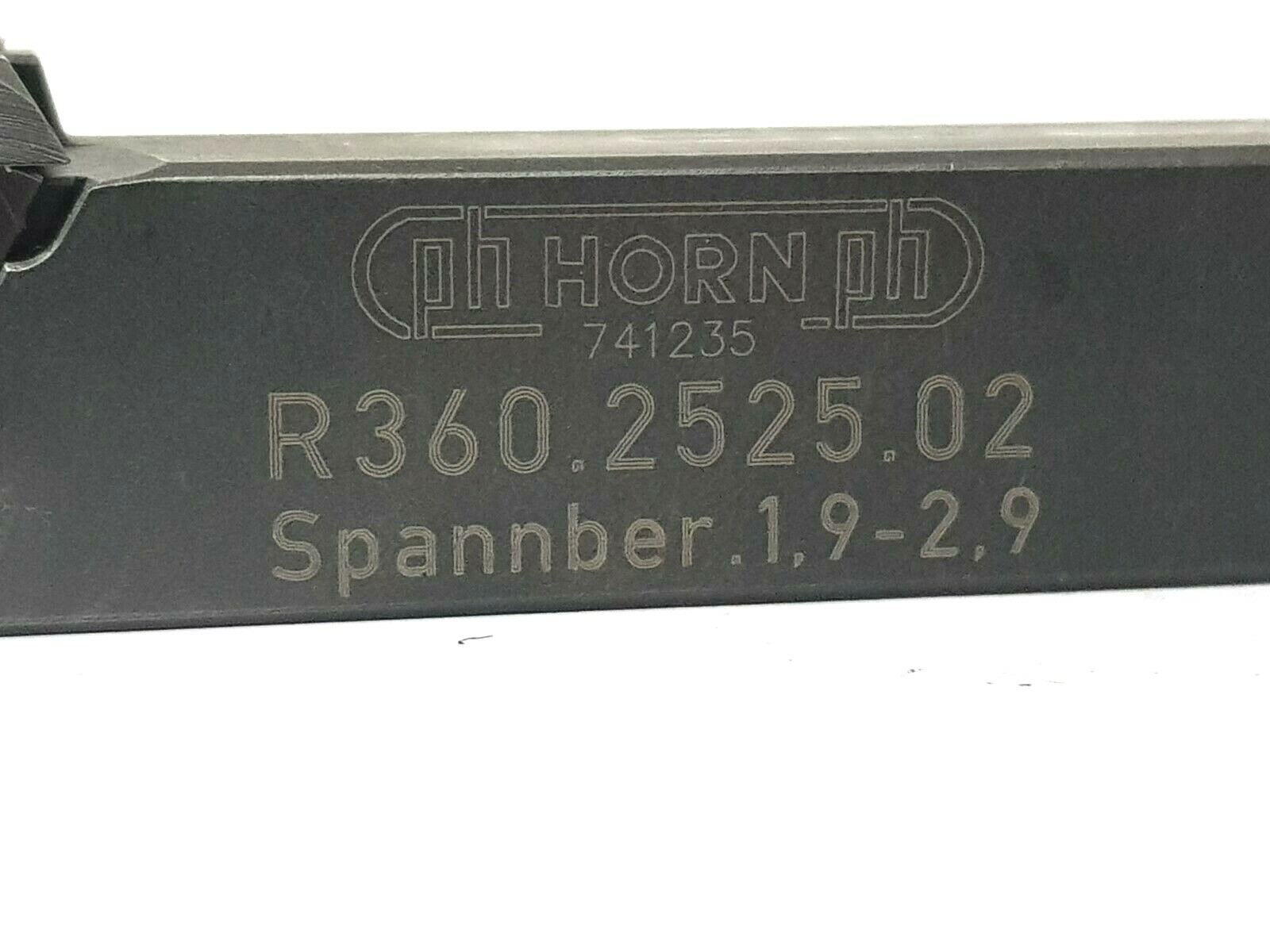 PH HORN tool holder R360.2525.02 SPANNBER 1.9 Lathe Cut Off & Grooving ...
