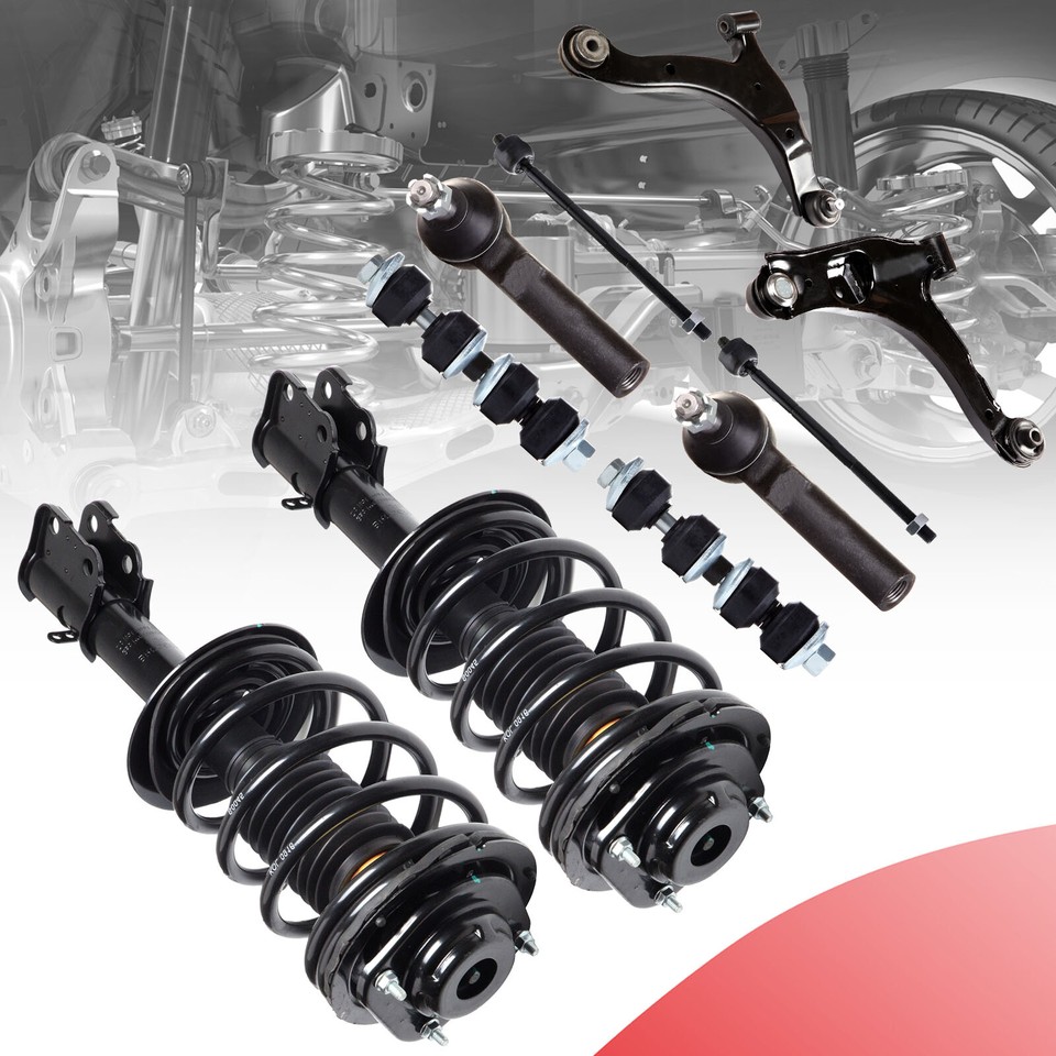 Fit For 2001-2010 Chrysler PT Cruiser Front Struts & Control Arms & Tie ...