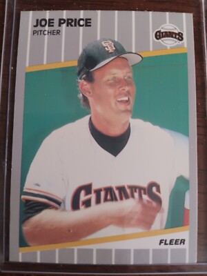 JOE PRICE GIANTS 1989 FLEER BASEBALL CARD #339 | eBay