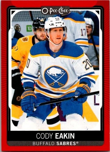 2021-22 O-PEE-CHEE RED BORDER PARALLEL #370 CODY EAKIN | eBay
