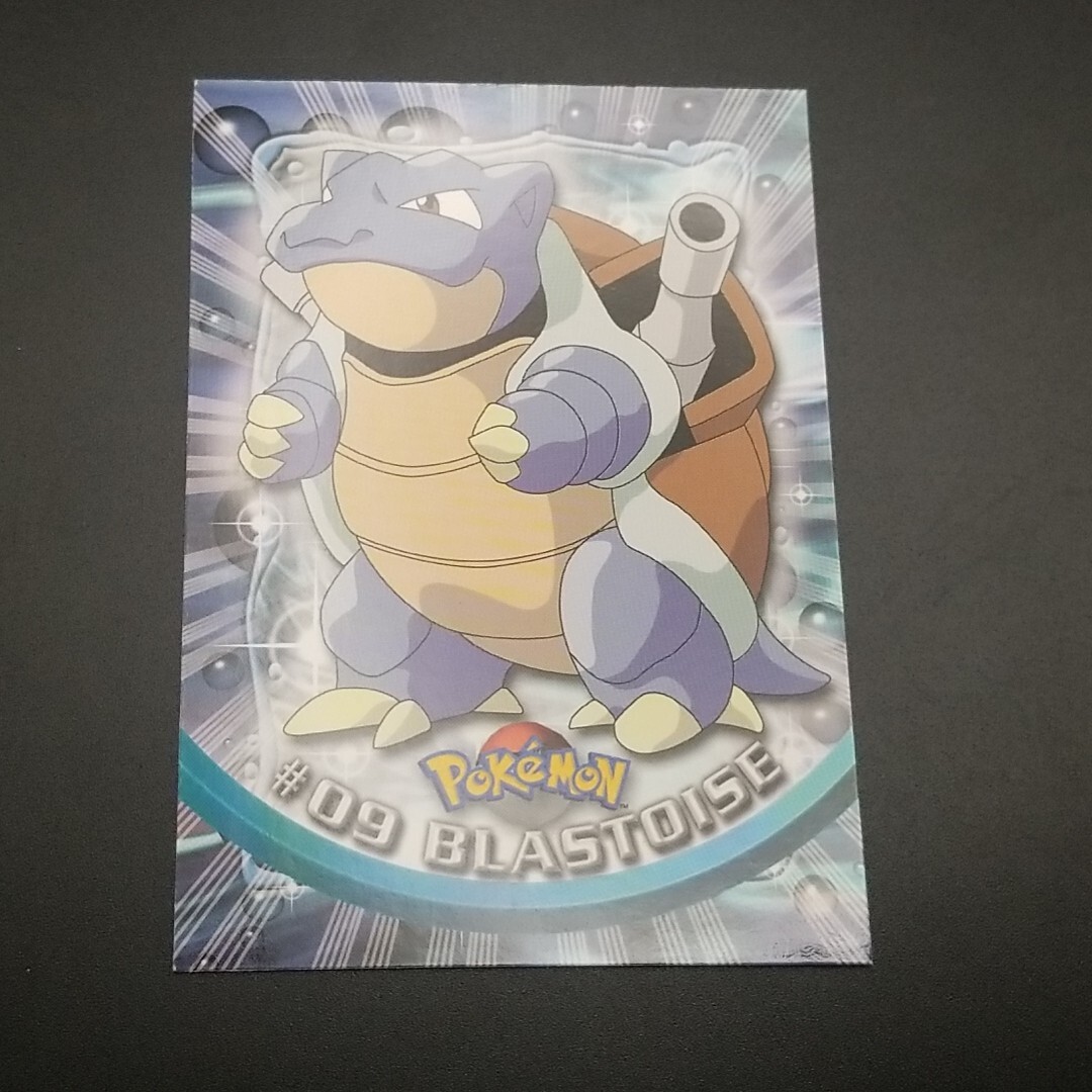 Blastoise #09 - Topps BLACK LOGO - TV SERIES 1 - Non-Holo - POKEMON ...