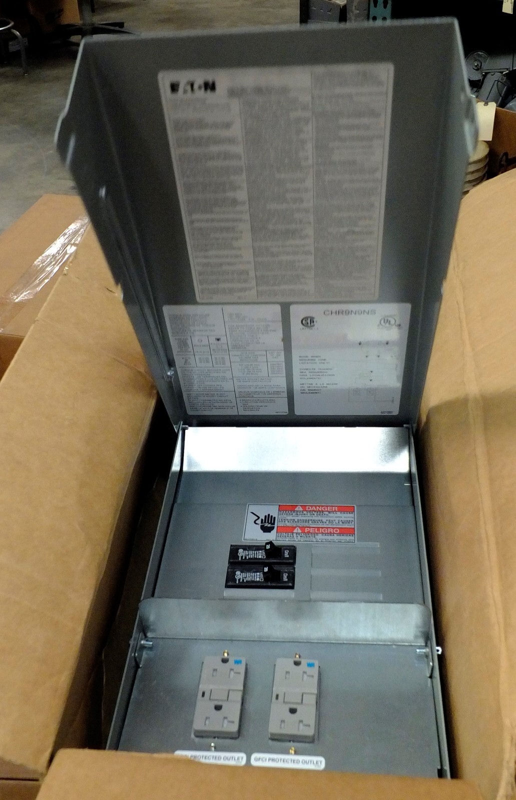 EATON 125A POWER OUTLET PANEL - CHR9N9NS- NEW | eBay