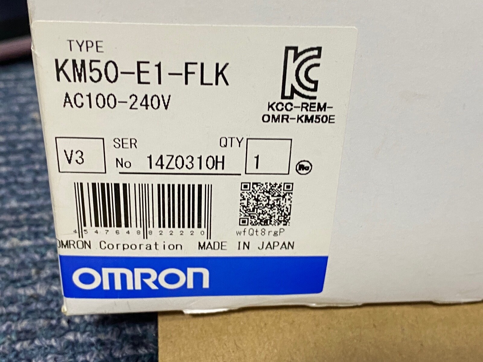 Omron KM50-E1-FLK Smart Power Monitor NEW | eBay