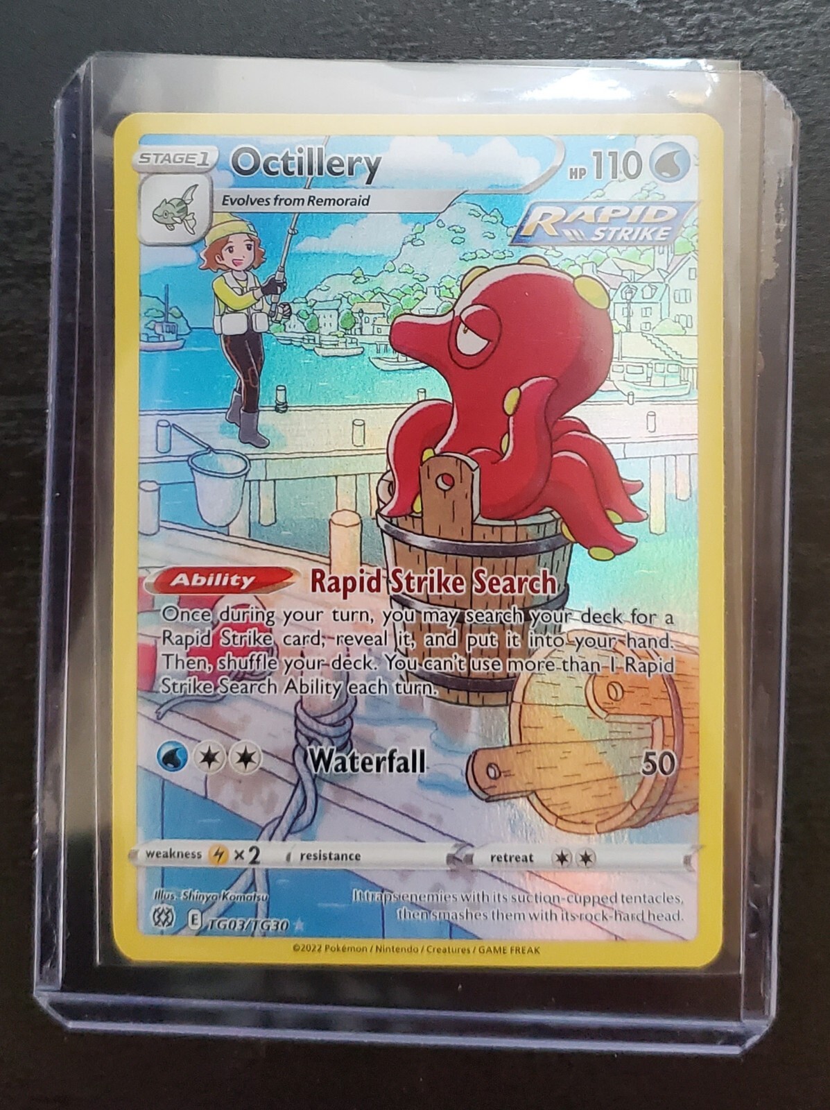 Octillery TG03/TG30 Pokémon Brilliant Stars Full Art Trainer Gallery ...