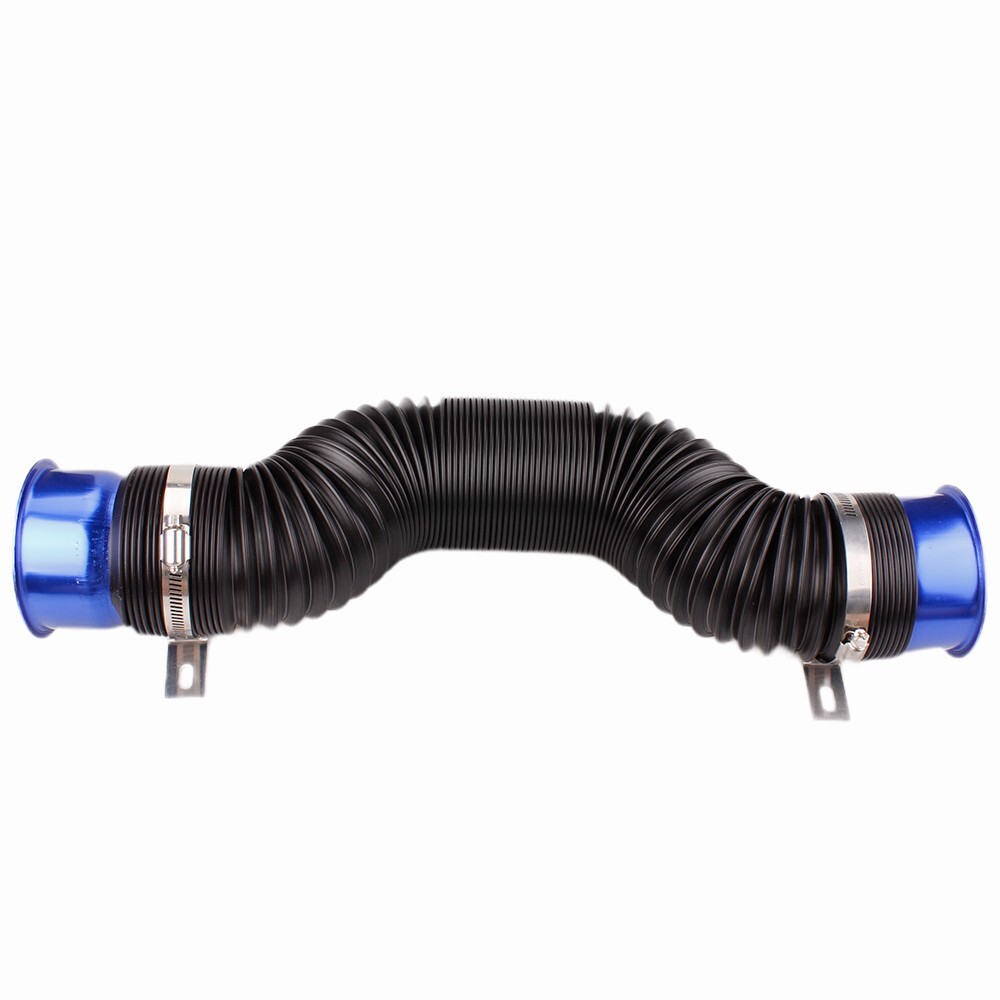 Universal 3'' Flexible Car Cold Air Intake Hose Filter Pipe Telescopic ...