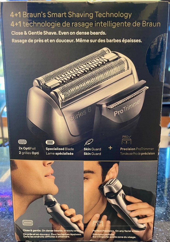 Braun Series 8 SMART 4+1 Shaving Kit w/ Smart-Care Center 8567cc BRAND ...
