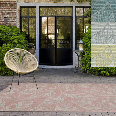 Modern Inside Mat Outside Rug Leaves Carpet Garden Patio Living Room ...