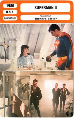FICHE CINEMA : SUPERMAN 2 - Hackman,Reeve,Kidder,Lester 1980 Superman ...
