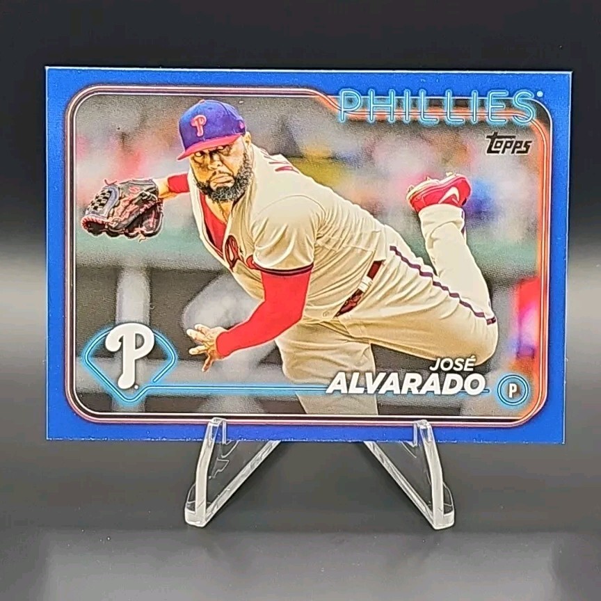 2024 Topps Series 2 Royal Blue Parallel Jose Alvarado #356 Philadelphia ...