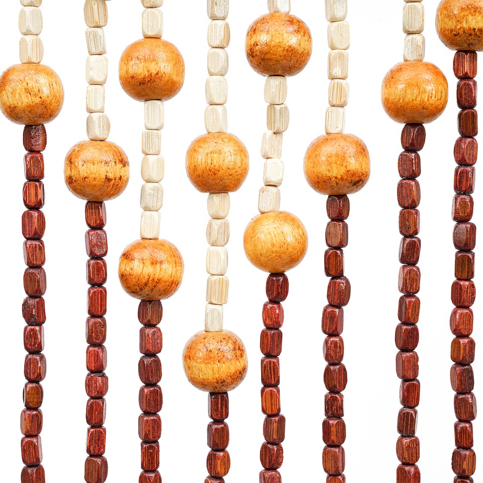 Natural Bamboo 52 Strands Handmade Curtain Beads Window Door Shoji Room ...