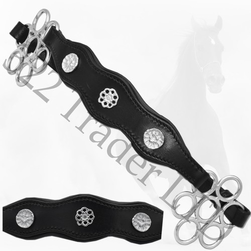 FLOWER LUCKY WHEEL HACKAMORE BITLESS HORSE BIT STAINLESS STEEL ...