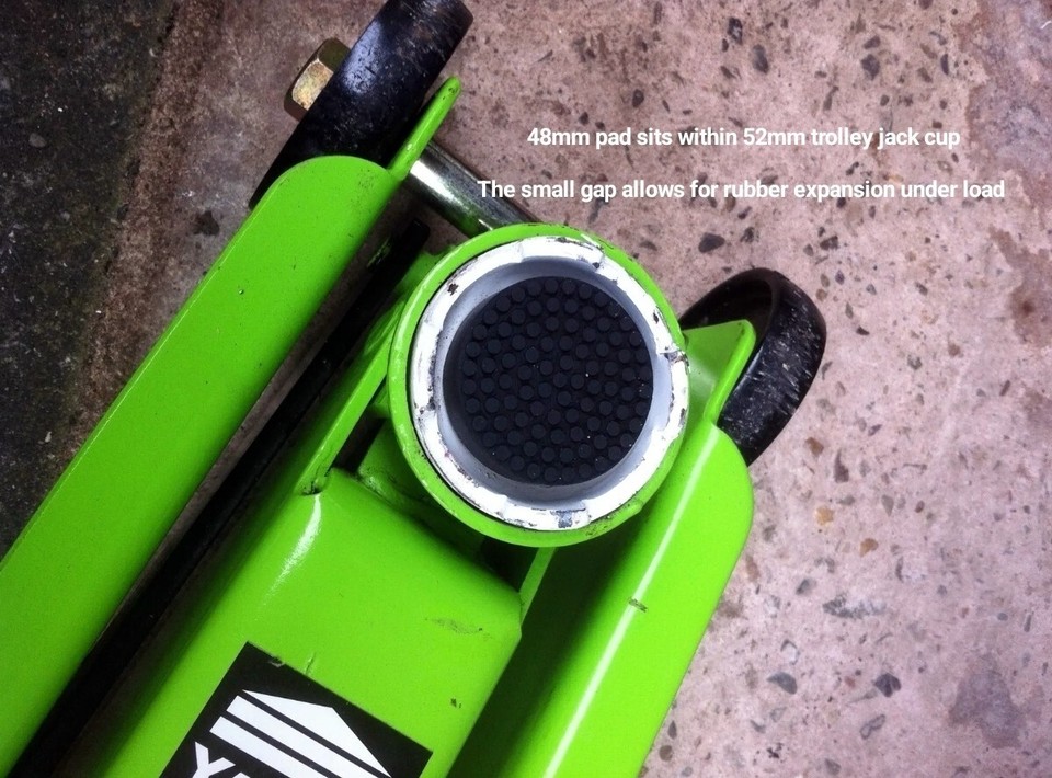 For a Sealey 3 Ton TROLLEY JACK Pad RUBBER 1153cx 1153CXHV Sealey Jack ...