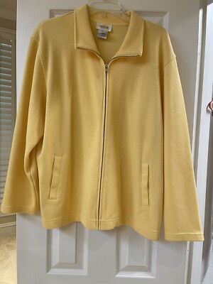 Talbots Yellow Jacket XL | eBay