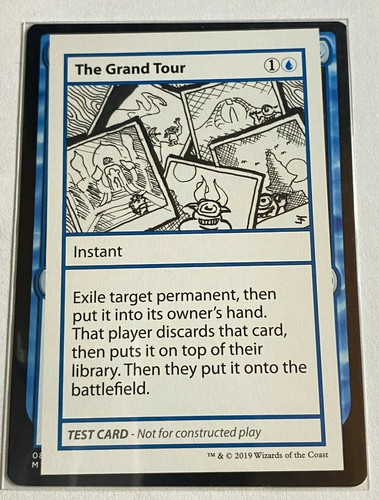 THE GRAND TOUR - MYSTERY BOOSTER TEST CARD - MTG - MAGIC - NM | eBay