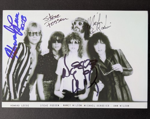 HEART Band Signed/Autographed 6x4 Photograph By 4 | eBay