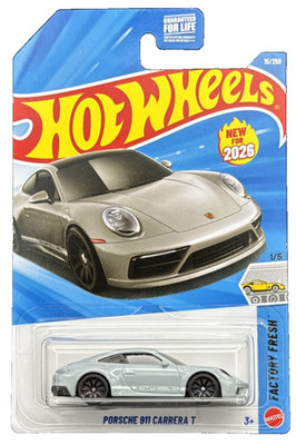 Hot Wheels 2026 HW Factory Fresh 1/5 Gray Porsche 911 Carrera T New For ...