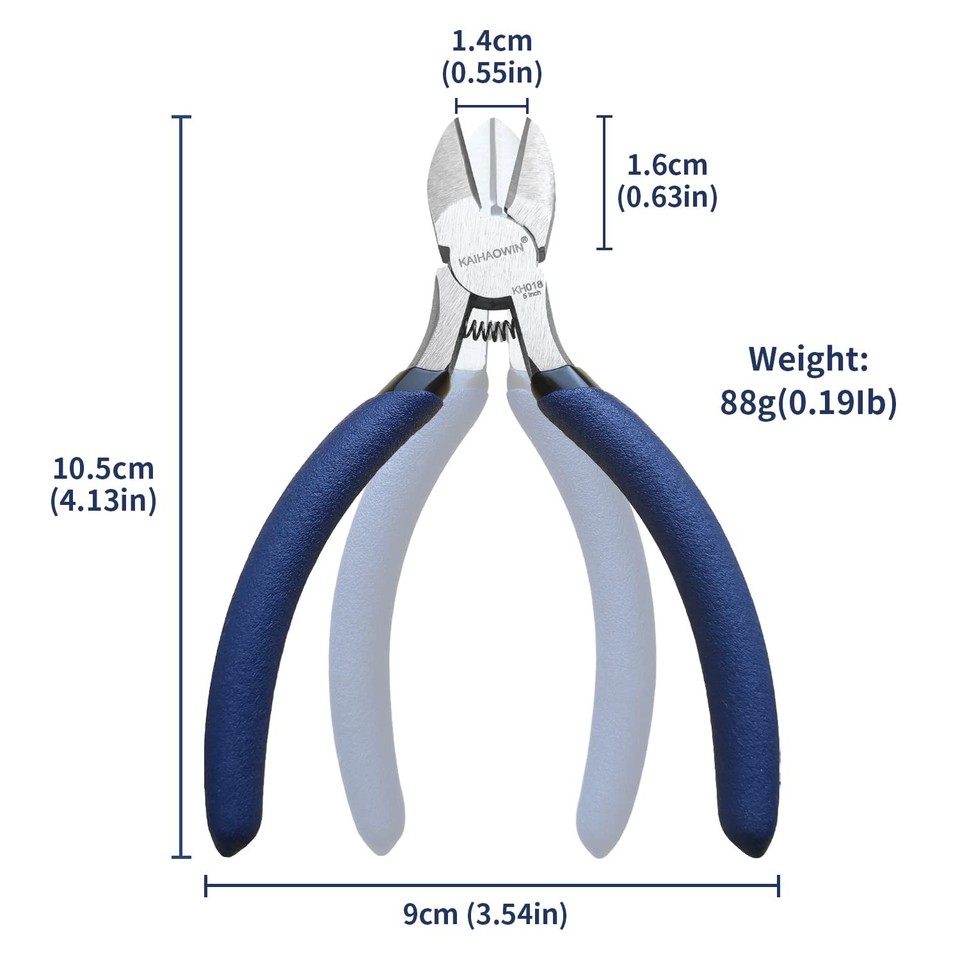 Wire Cutters 5 * 5 inch, Flush Cutters Diagonal Cutters Side Cutters ...