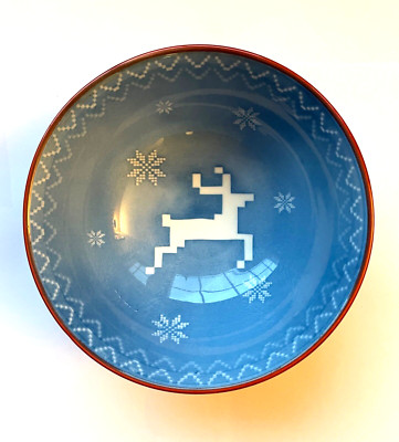 Reindeer small pedestal candy bowl trinket dish Prima Design Holiday | eBay