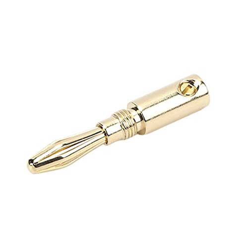 Straight Speaker Connector 10 Rust Proof Insulated Banana Plugs for ...