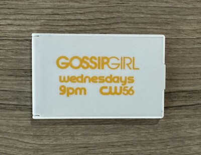 Gossip Girl Promotional Mirror CW56 White Yellow Fold Up | eBay