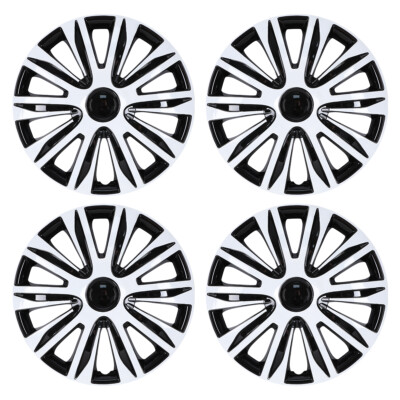 17"inch Black Set of 4 Wheel Covers Full Rim HubCaps fit R17 Tire ...