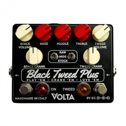 Volta Custom Black Tweed PLUS Overdrive Distortion | Handmade Guitar ...
