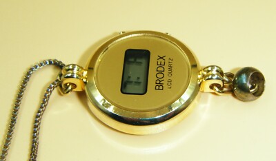 Brodex LCD Quartz Ladies Pendant Watch With Charm And Chain | eBay