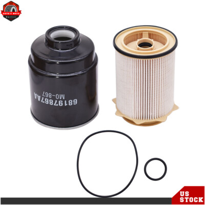 Diesel Fuel Filter Kit For 2013-2017 Dodge Ram 6.7L Cummins 2500 3500 ...