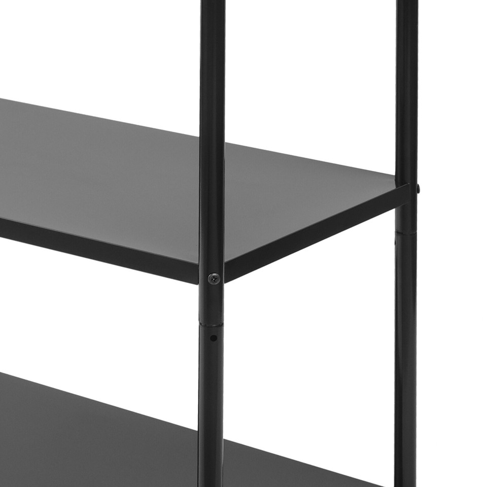 Adjustable Kitchen Storage Rack with Wheels, Storage Rack, 5 Tier ...