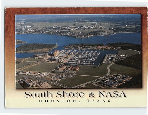Postcard South Shore & NASA Houston Texas USA | eBay