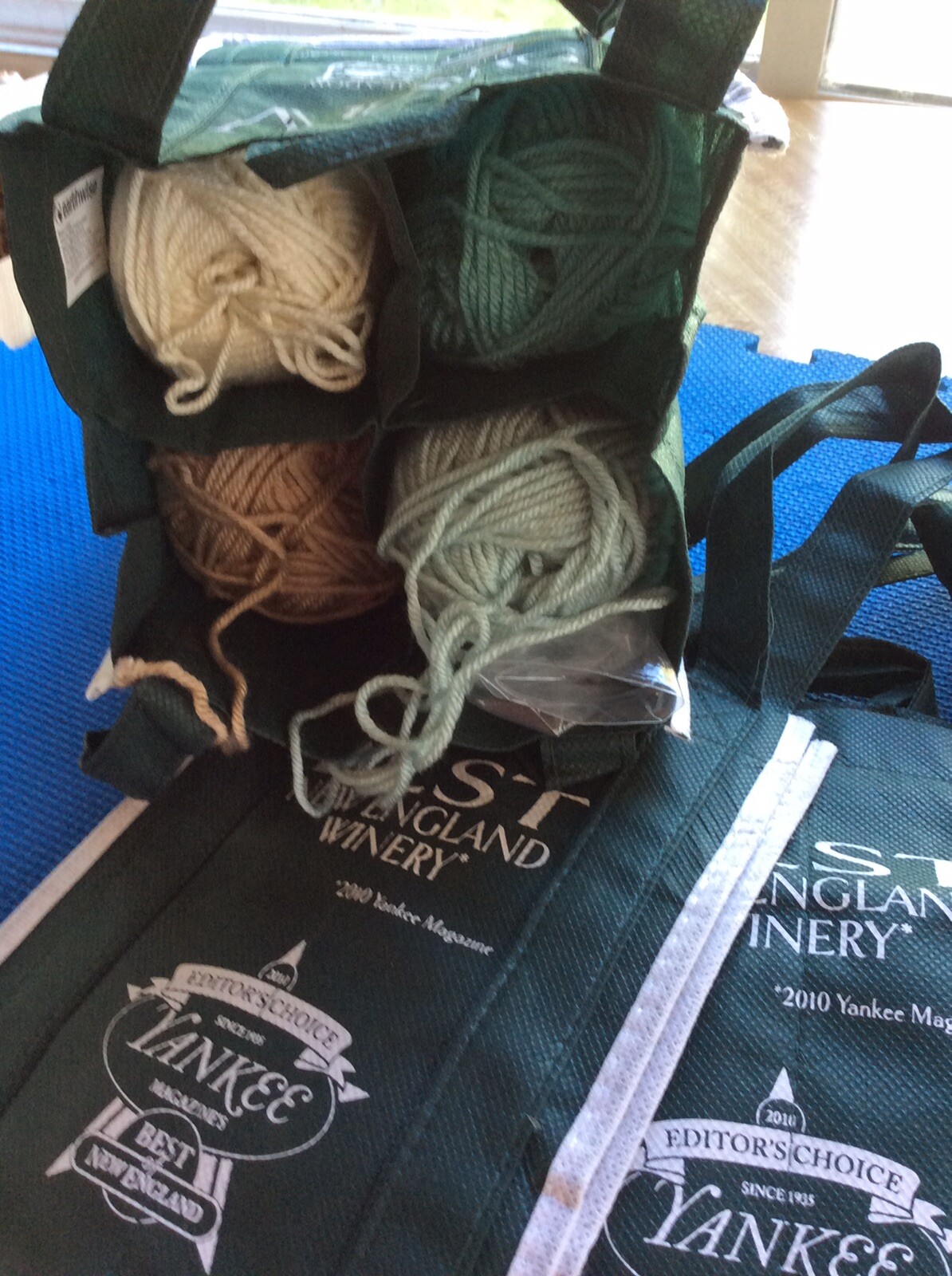 YARN CARRIER For Knitting & Crochet: Handy Bag For Multiple Center Pull ...