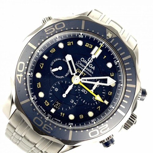 AUTH OMEGA WATCH 212.30.44.52.03.001 SEAMASTER DIVER 300M CO-AXIAL GMT ...
