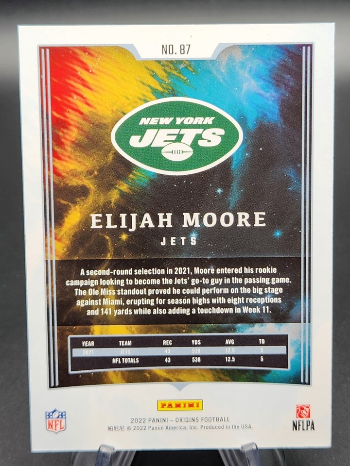 Elijah Moore 2022 Panini Origins Orange #175/199 | eBay