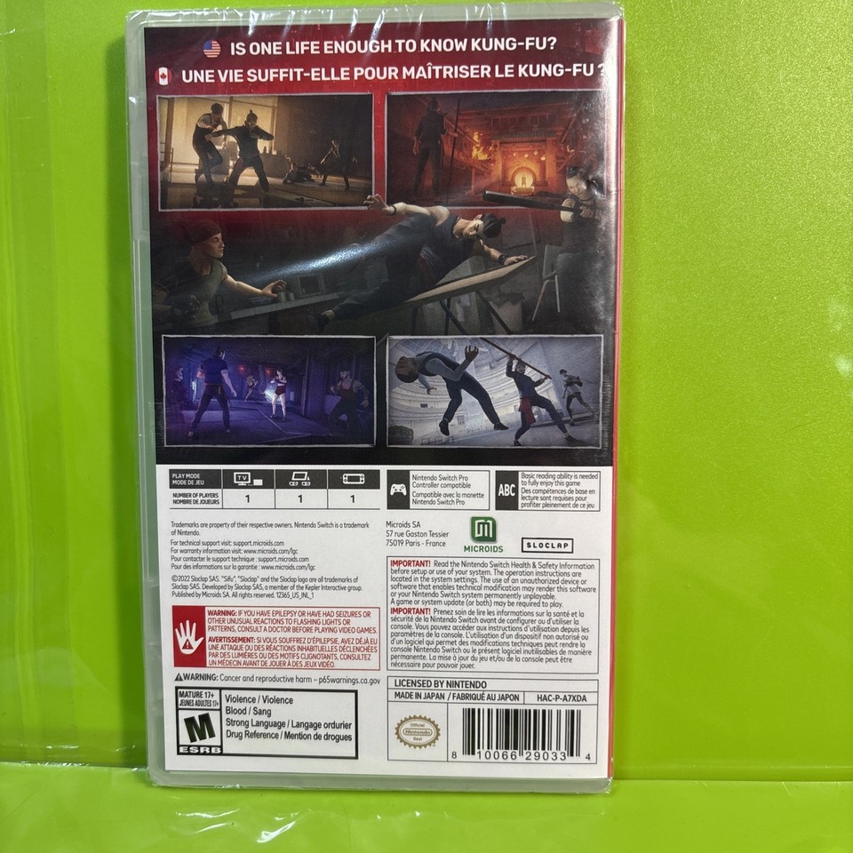 SIFU Nintendo Switch Game, Kung Fu Action, Mature, SIFU game, NEW ...