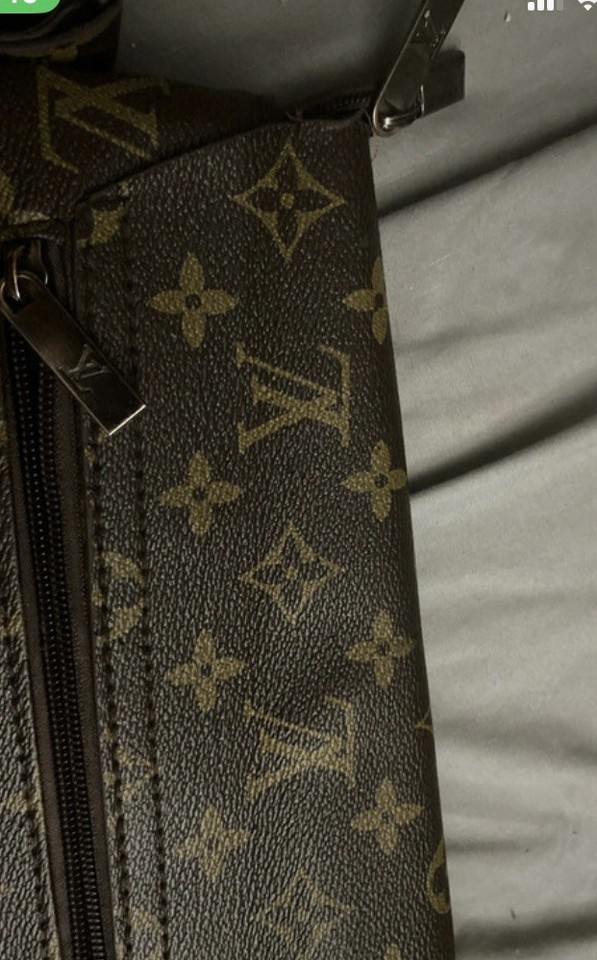 Louis Vuitton LV Fanny Pack Waist Belt Bag Brown Monogram Canvas ...