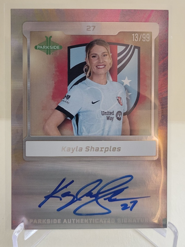 2025 PARKSIDE NWSL VOL 2 KAYLA SHARPLES AUTO SIGNATURE SERIES #PS-KS ...