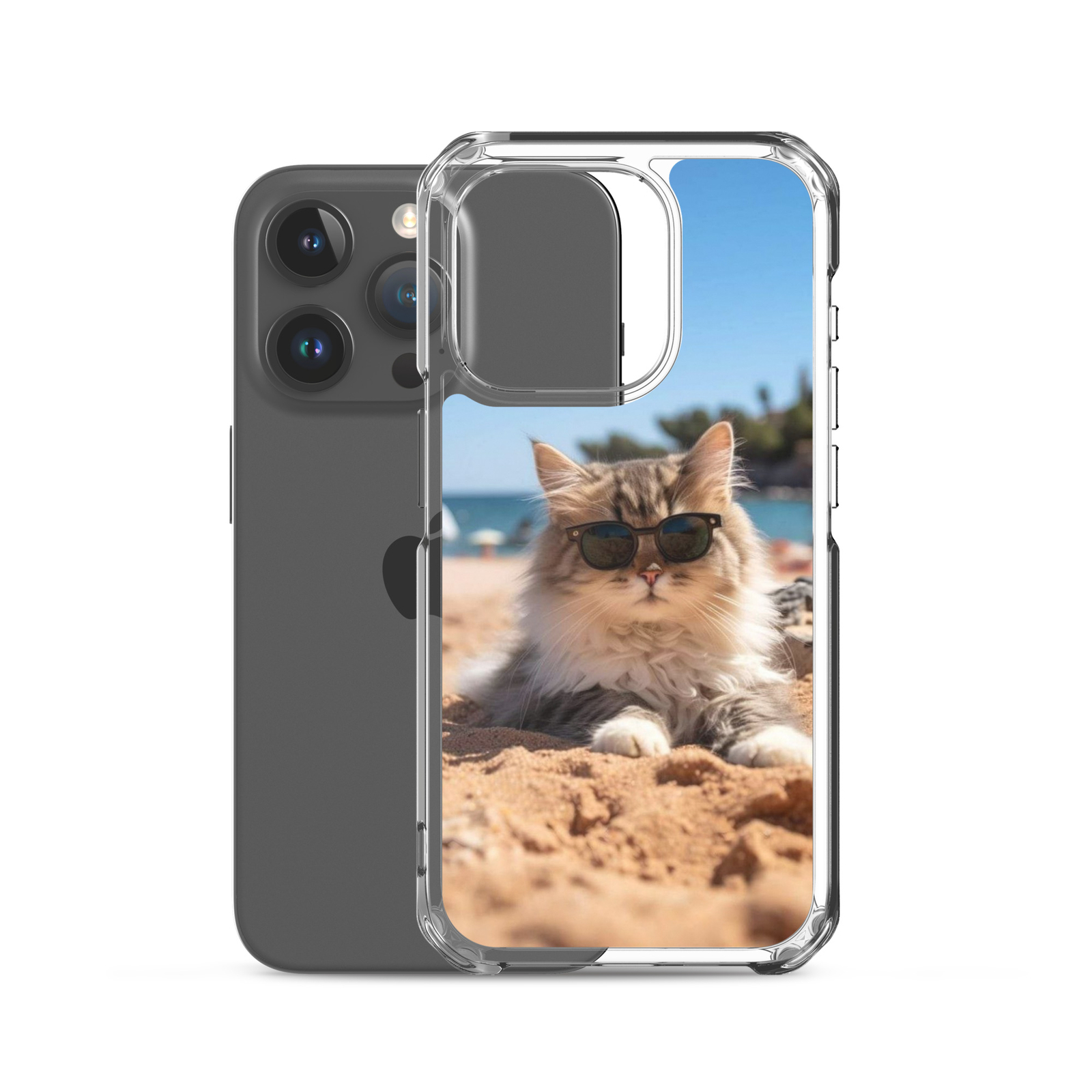Kitty Shades: Beach-Ready iPhone Case