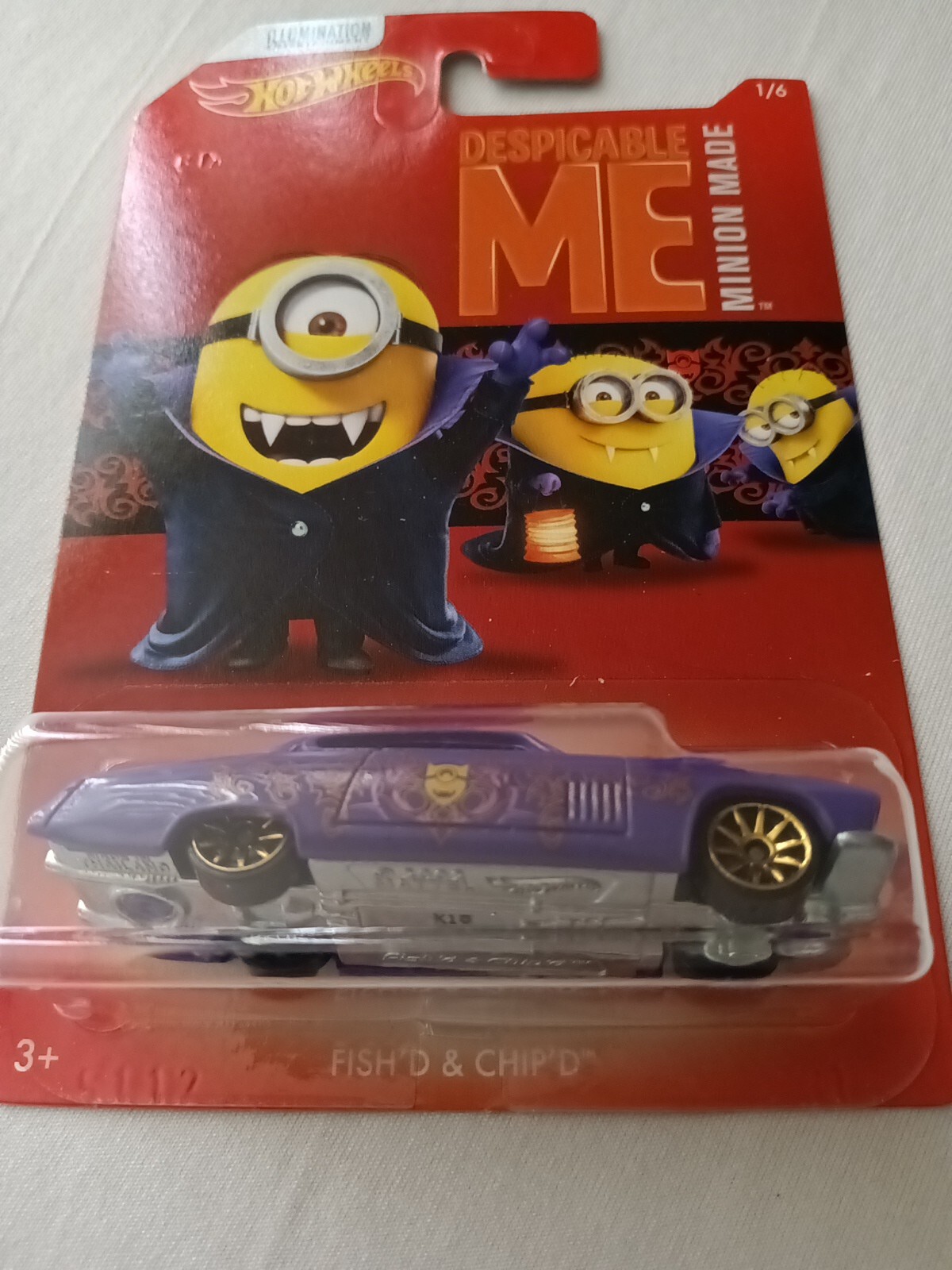 NEW Hot Wheels - Despicable Me "Minion Made" Fish'D & Chip'D (1/6) | eBay