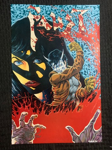 1994 FAUST SIGNED 11x17" Print #2 by Tim Vigil FN+ 6.5 Rebel Studios | eBay