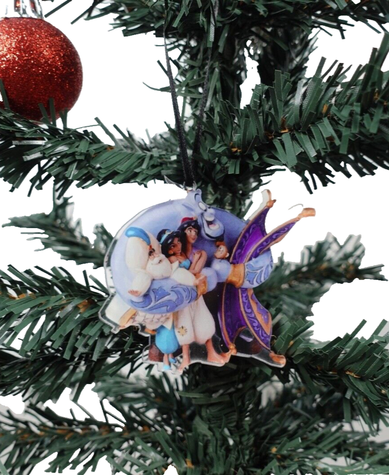 Disney Aladdin Christmas Ornament Jasmine Genie Holiday Tree Magic ...