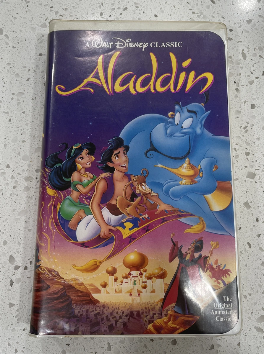 Rare! Aladdin The Classic on VHS the original animated classic - glwec.in