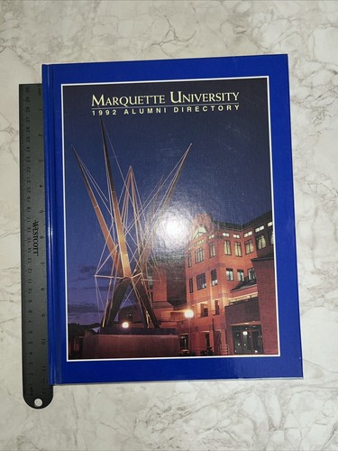 1992 MARQUETTE UNIVERSITY Alumni Directory Milwaukee Wisconsin class ...