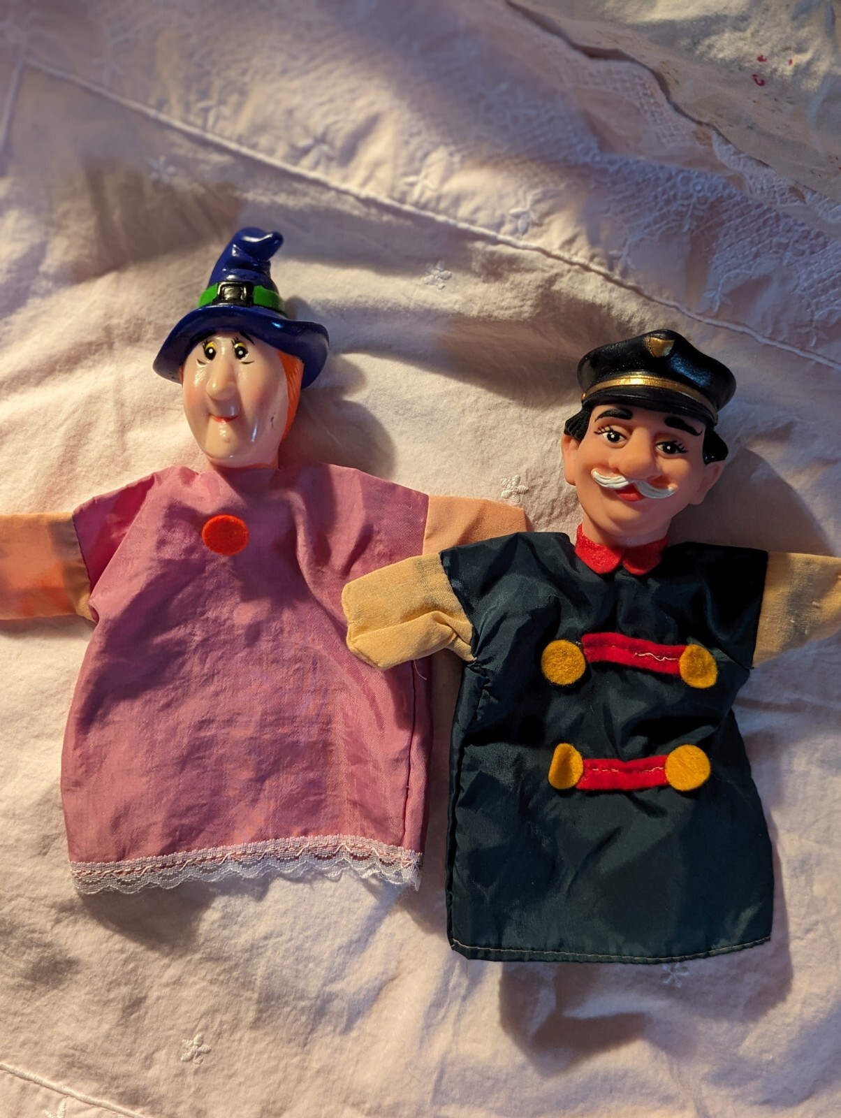 Lot of 2 Vintage Mr. Rogers Neighborhood Rubber Head Cloth Hand Puppets ...