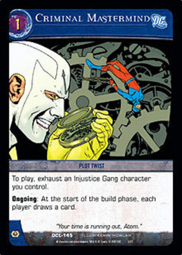 VS System: Criminal Mastermind [Played] DC Comics Legends TCG CCG ...