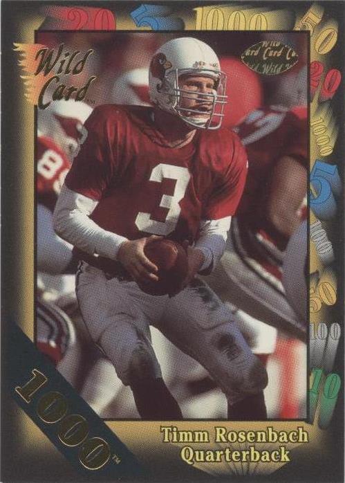 1991 Wild Card - Timm Rosenbach #85 1000 Stripe for sale online | eBay