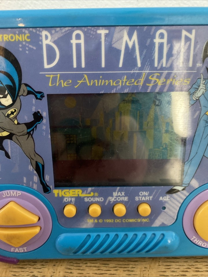 Vintage Batman Animated Series LCD Tiger Electronics handheld game ...