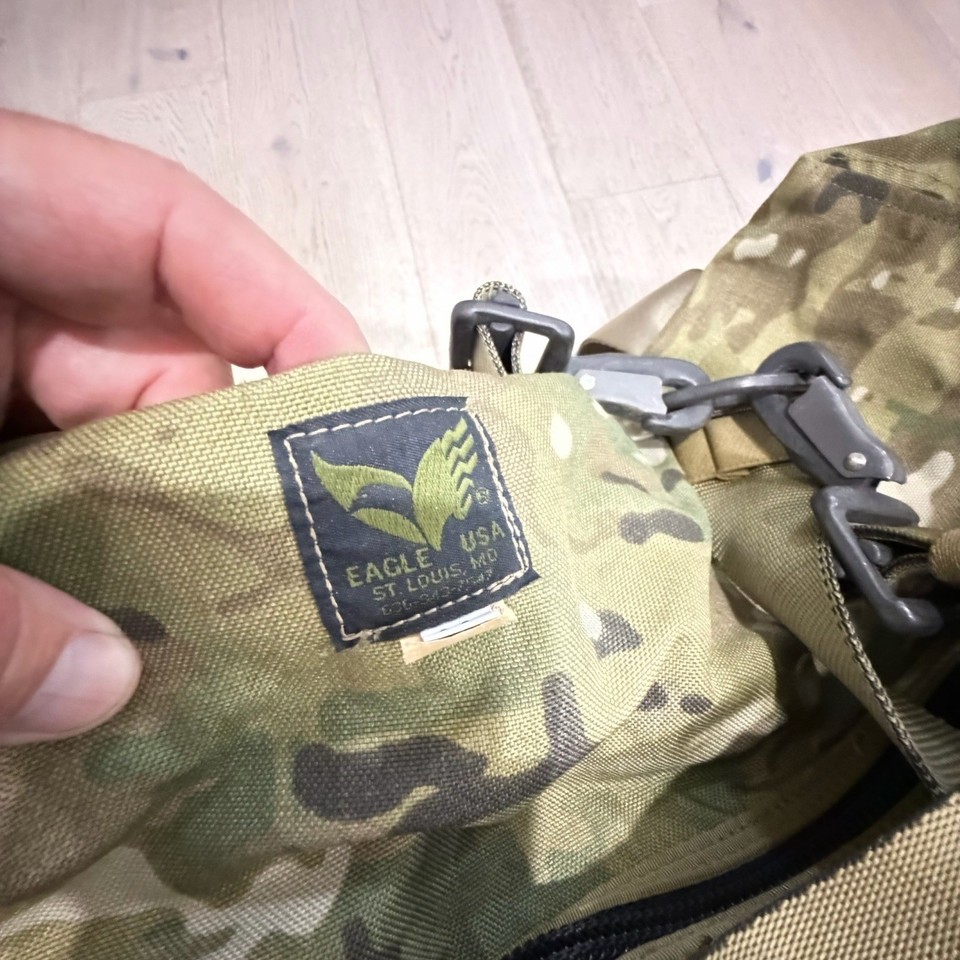 Eagle Industries USA Multicam / Gray Parachute Bag Parachutist Drop Bag ...