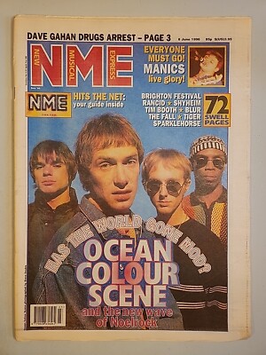 NME New Musical Express UK Music Magazine June 8 1996 Ocean Colour ...
