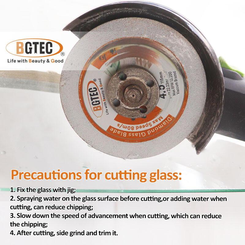Diamond Blade Glass Cutting Disc Saw Blade 3/4/4.5/5'' for Glass Jade ...