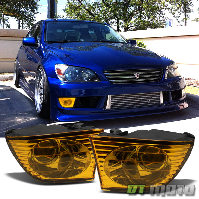 For 2001-2005 Lexus IS300 Yellow Projector Fog Lights Driving Lamps ...